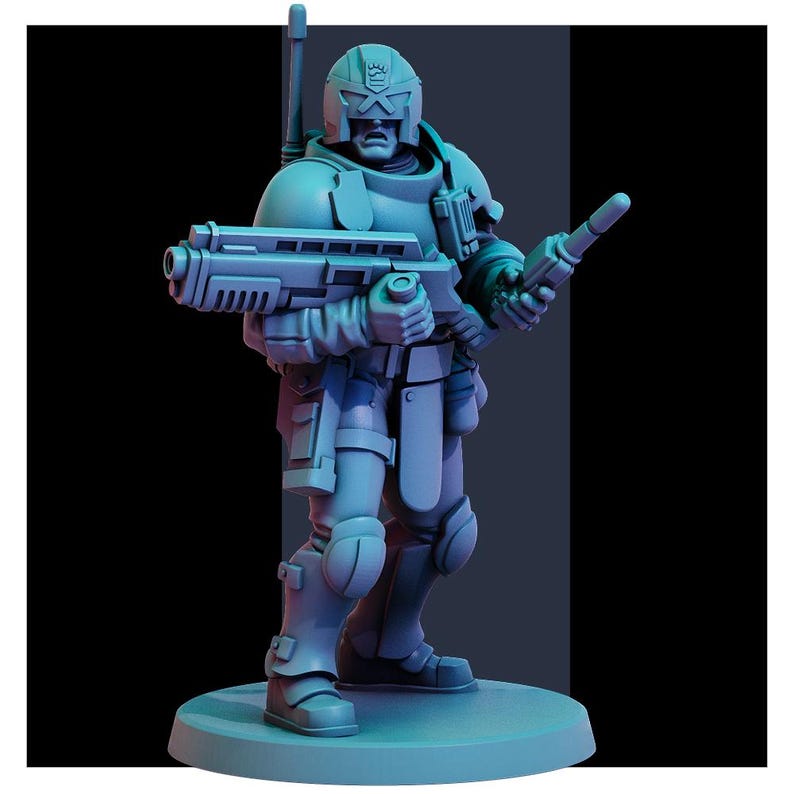 Imperial Police | Lawmen | 3D Printed Resin Miniature | by Red Pilgrim ...