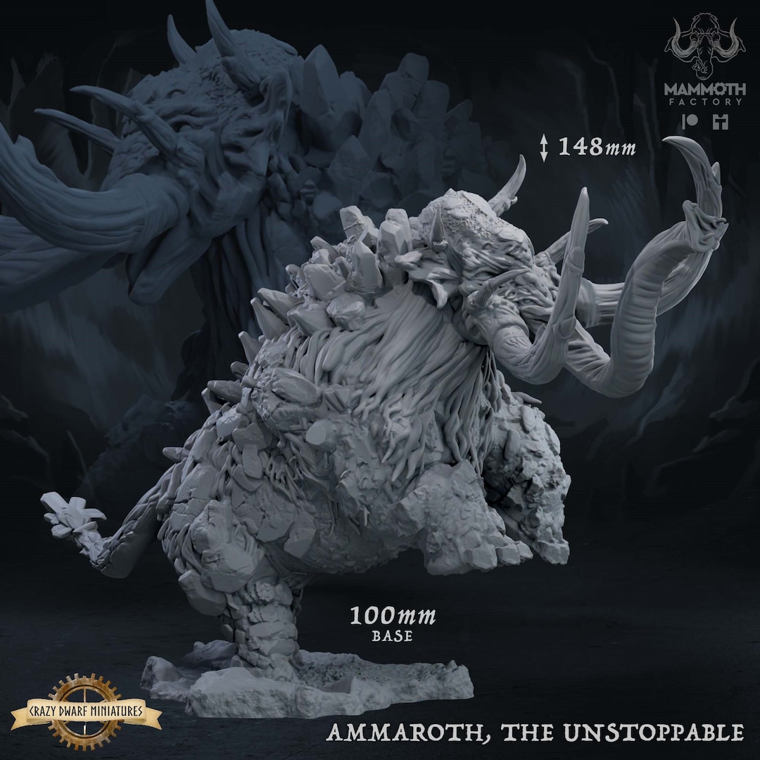 D&D Chaos War Mammoth | Dungeons and Dragons | Ammaroth the Unstoppable ...