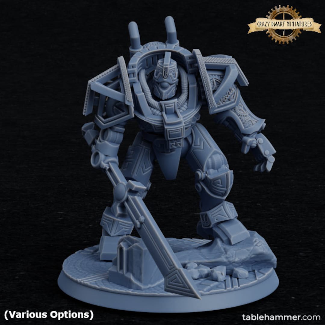 Clockwork Ancients | Dwarf Mech Golems | Federation of Tyr | 3D Printed ...