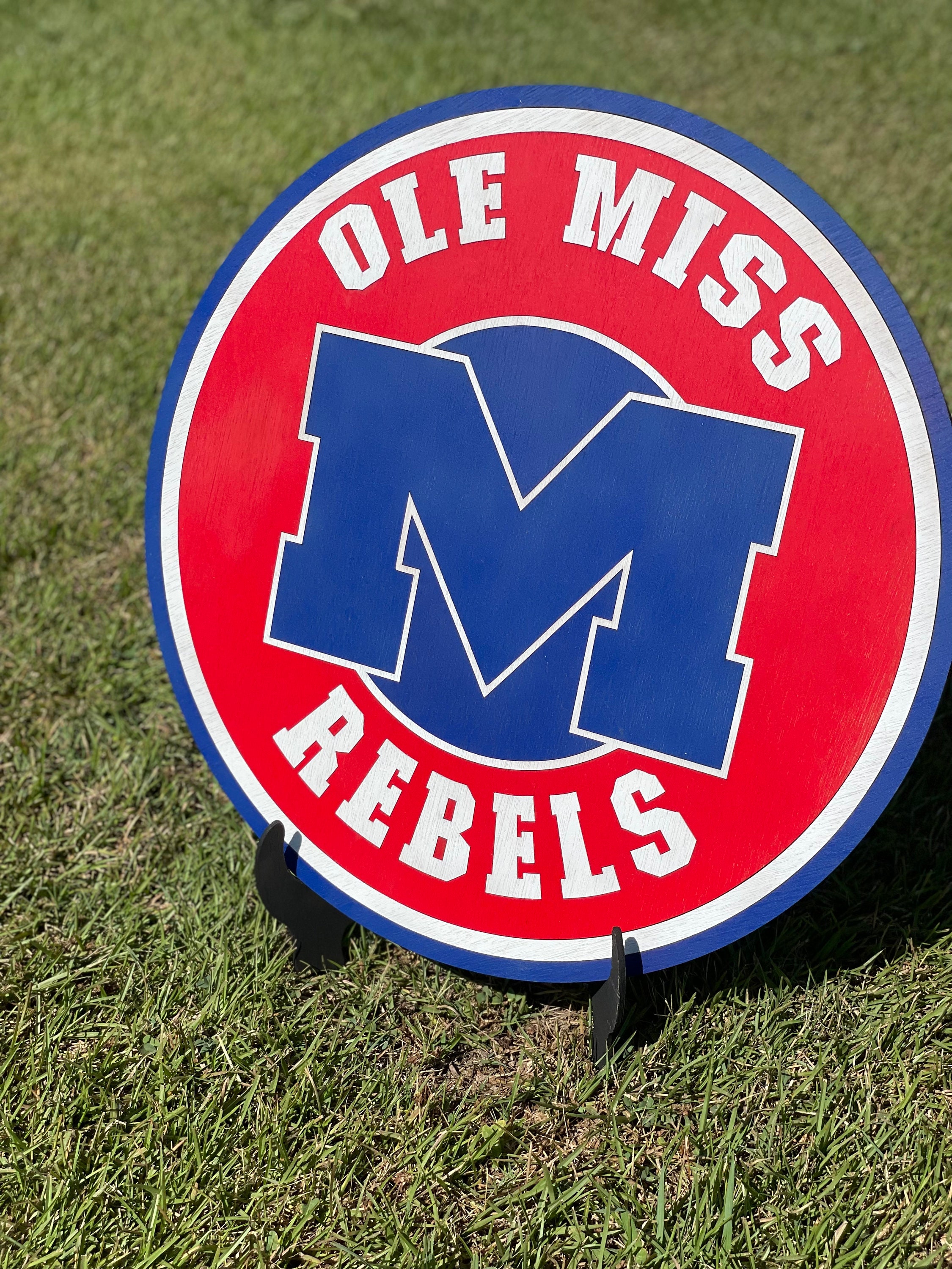 Ole Miss, University of Mississippi, Wall Art, Door Hanger, Athletic ...