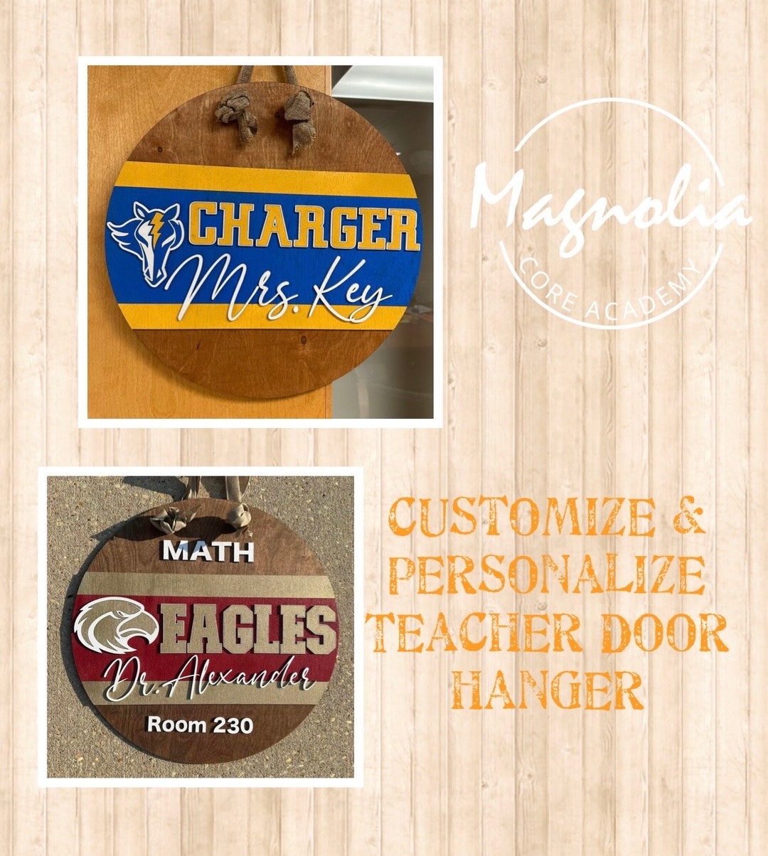 Teacher Door | Teacher Door Sign | Teacher Name | Classroom Sign ...
