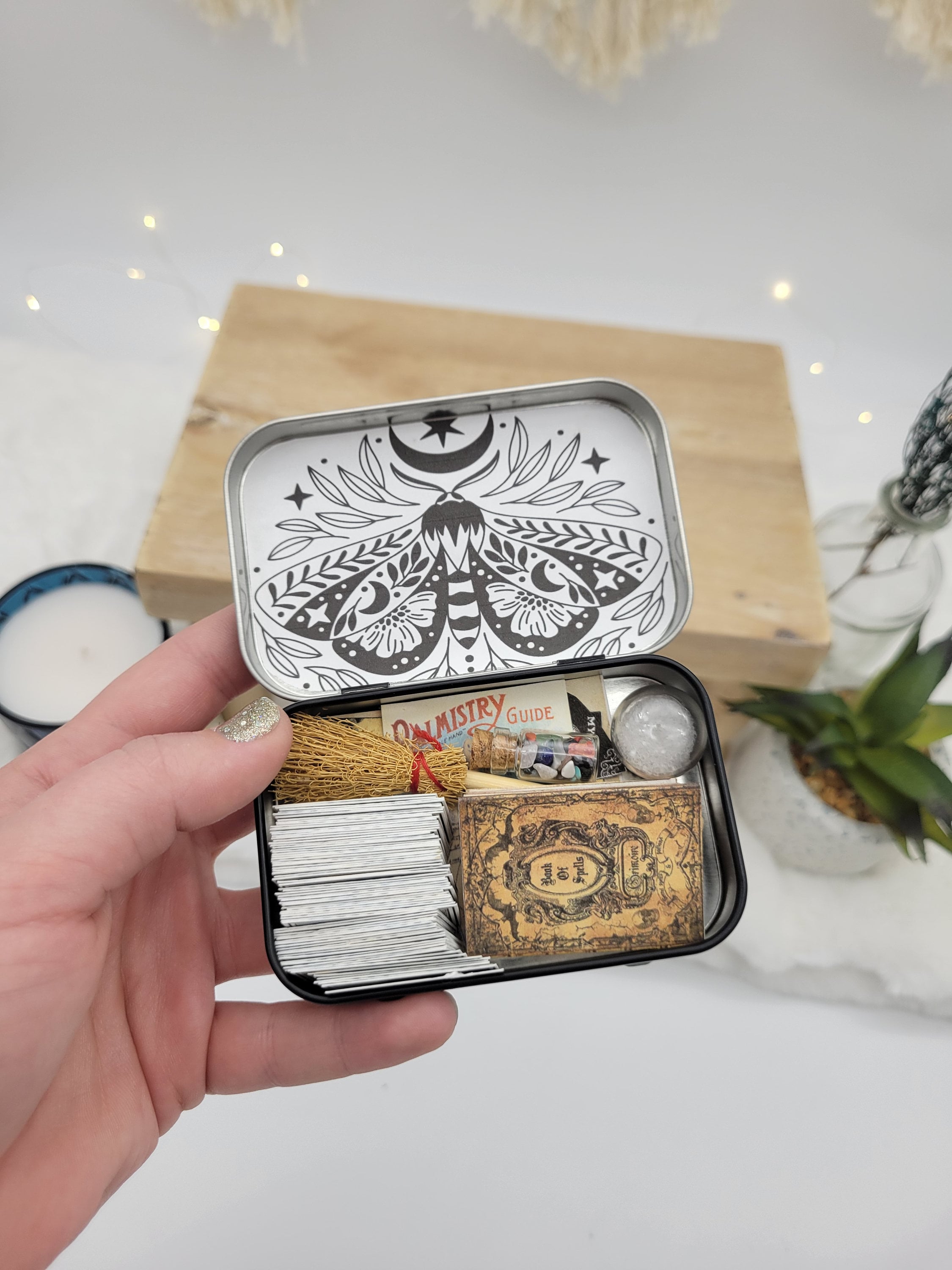 Mini Tarot Cards Mini Grimoire Mini Altar Mini Spell Kit - Etsy