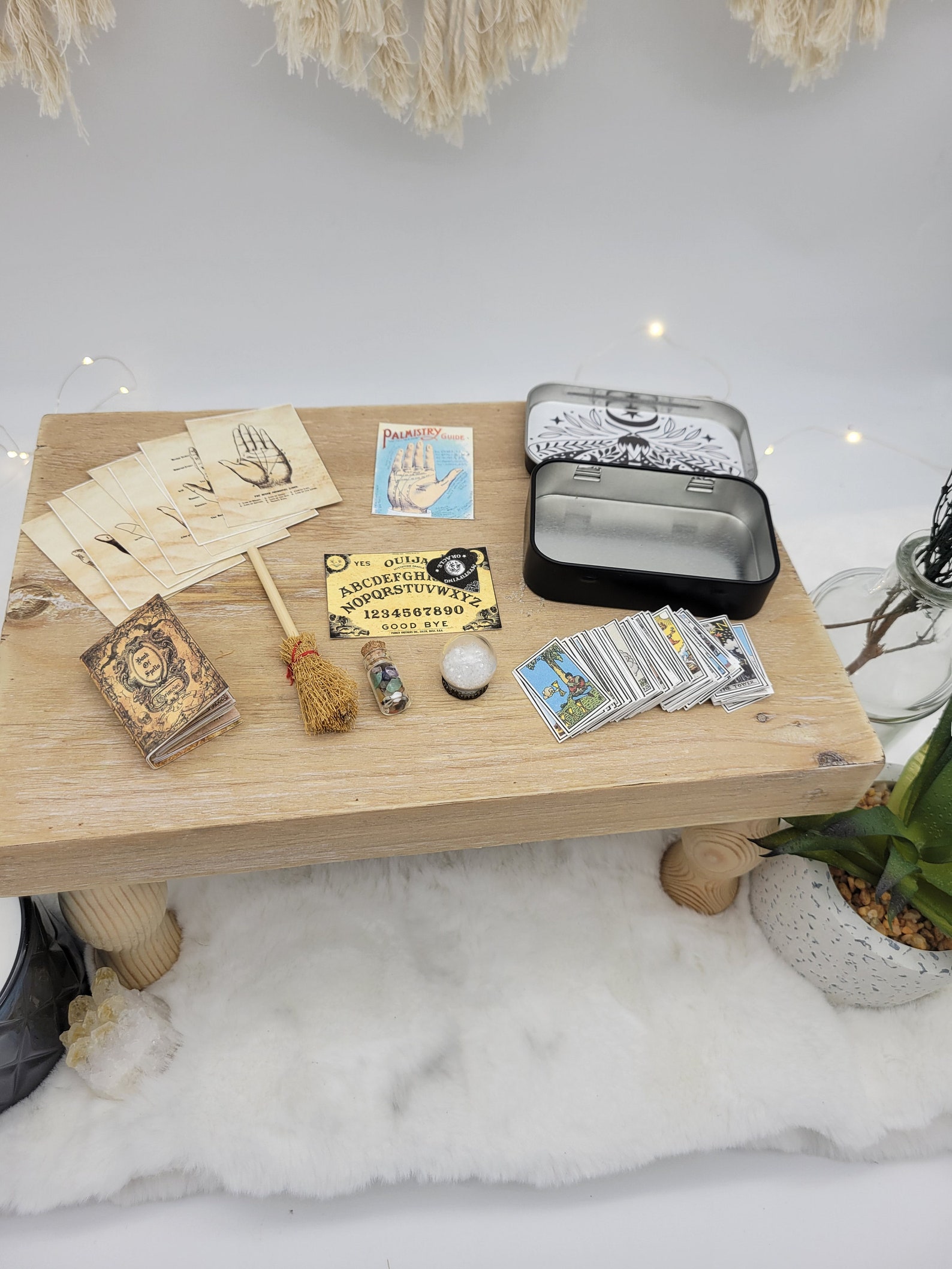 Mini Tarot Cards, Mini Grimoire, Mini Altar, Mini Spell Kit, Psychic ...