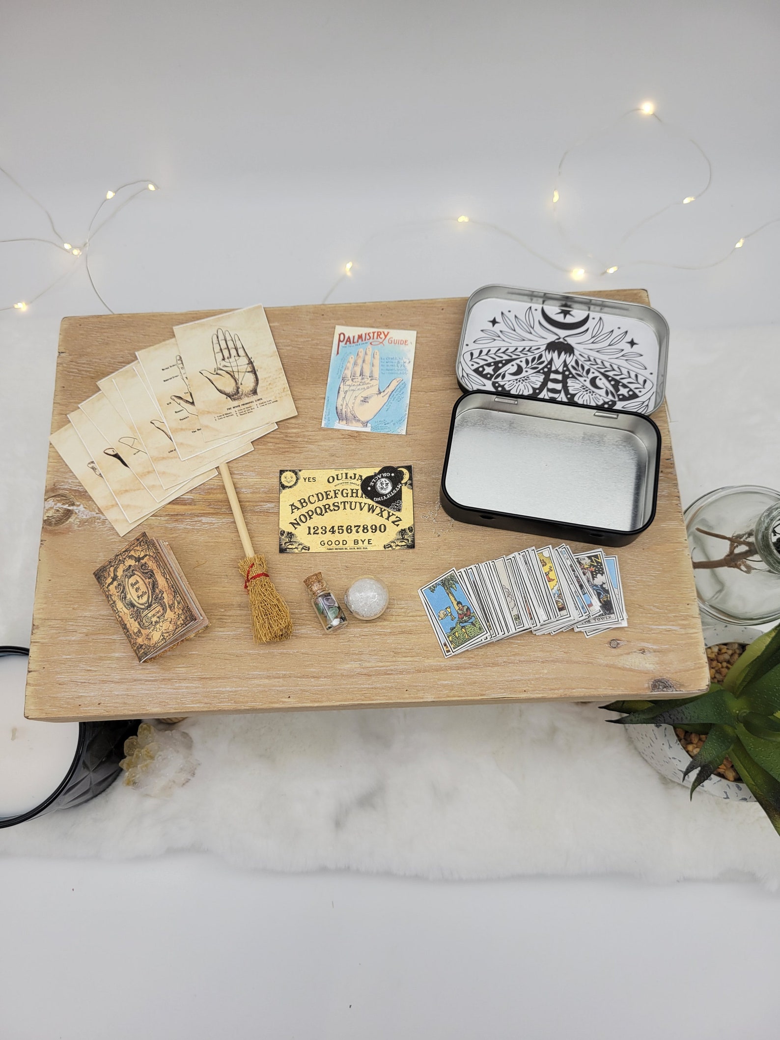 Mini Tarot Cards Mini Grimoire Mini Altar Mini Spell Kit - Etsy