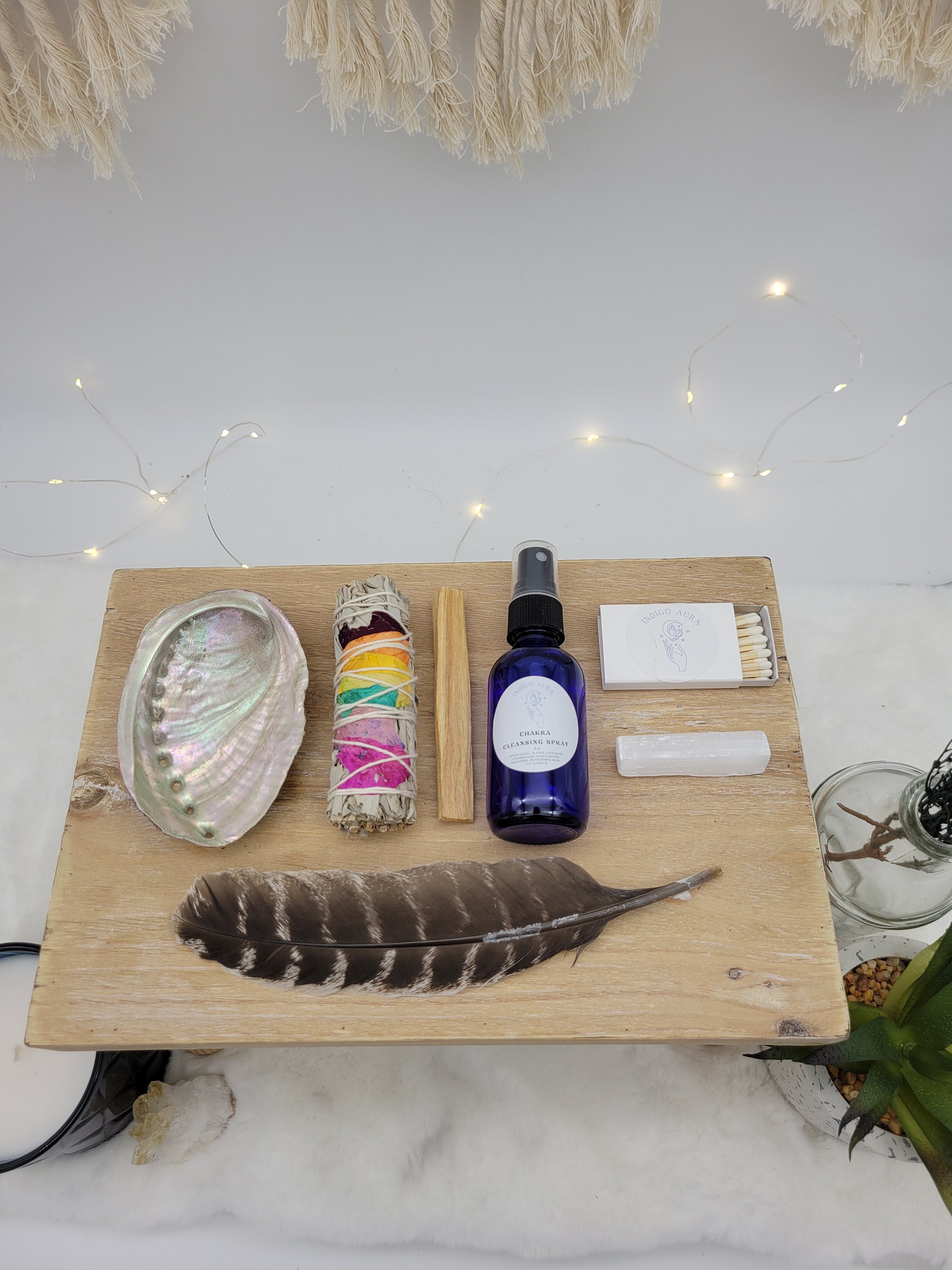 Smudging Gift Box Sage Gift Set Smudge Kit Smudging Set - Etsy