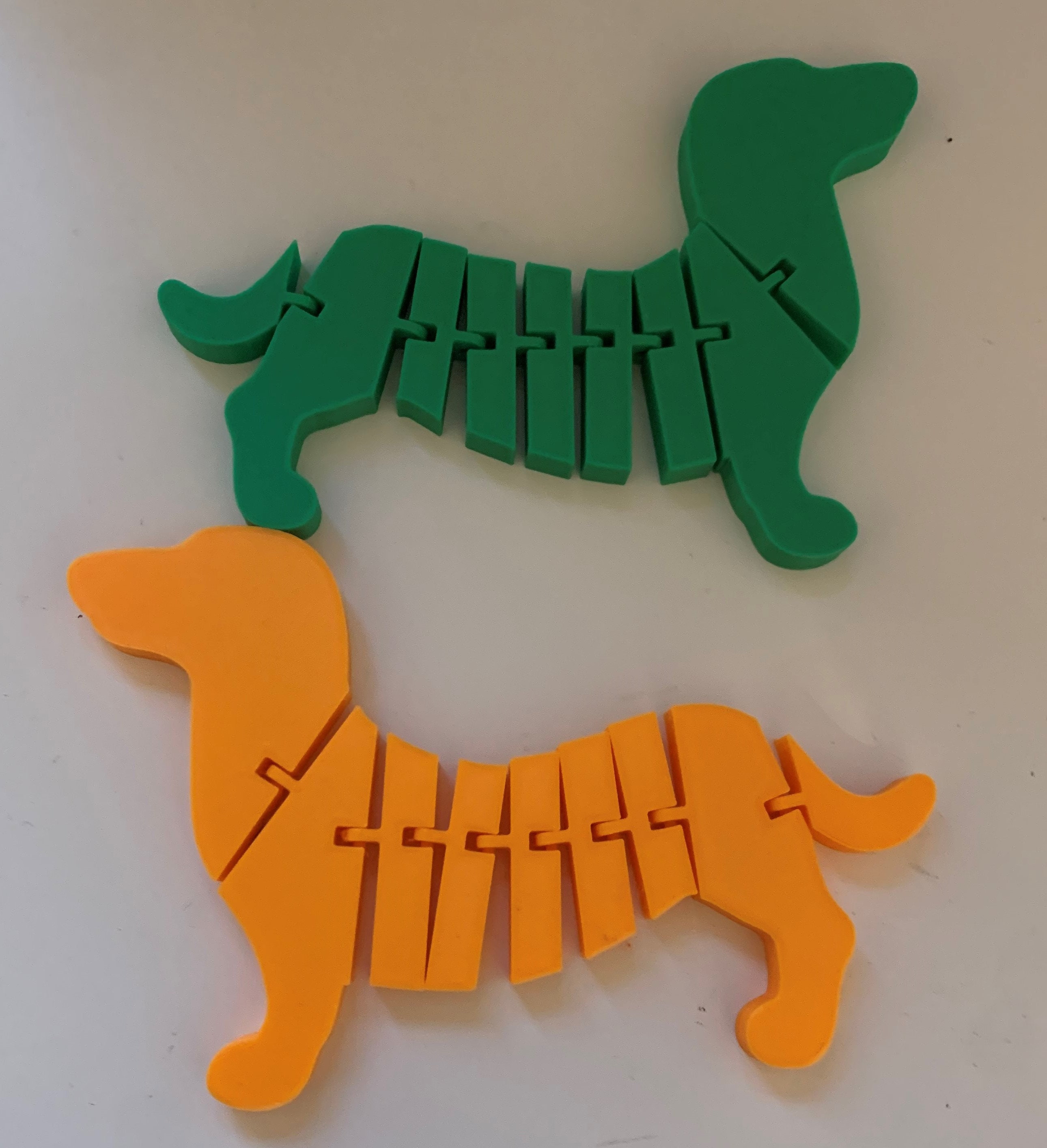 Flexible Sausage Dog Fidget Toy 3D Printed Flexi Daschund Gift PLA - Etsy