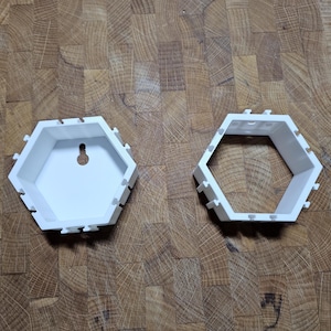 Lego Mini Figures Wall Display Hex Shapes Hexagonal Toy Mount 3d ...