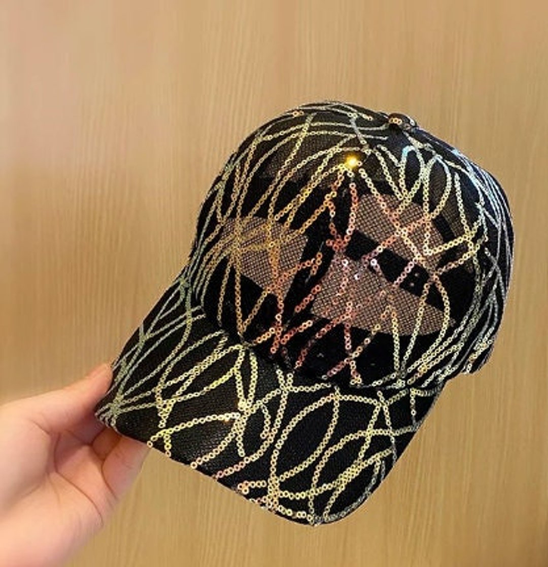 Sequin Cap - Etsy