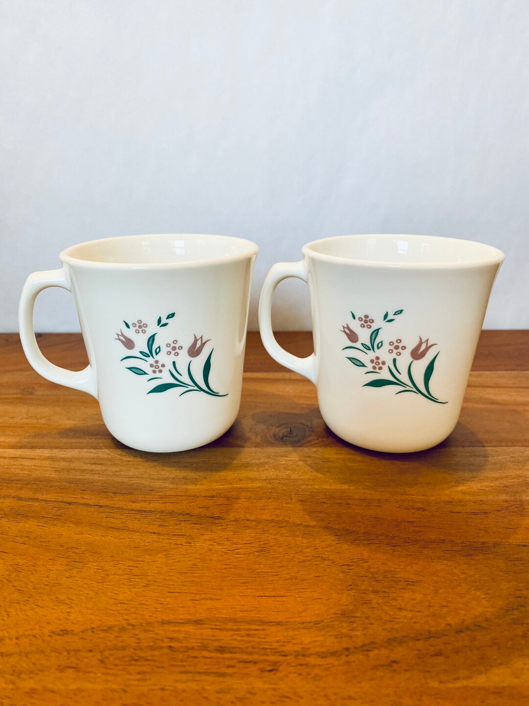 Vintage Corelle by Corning Rosemarie Pattern Set of 2 - Etsy