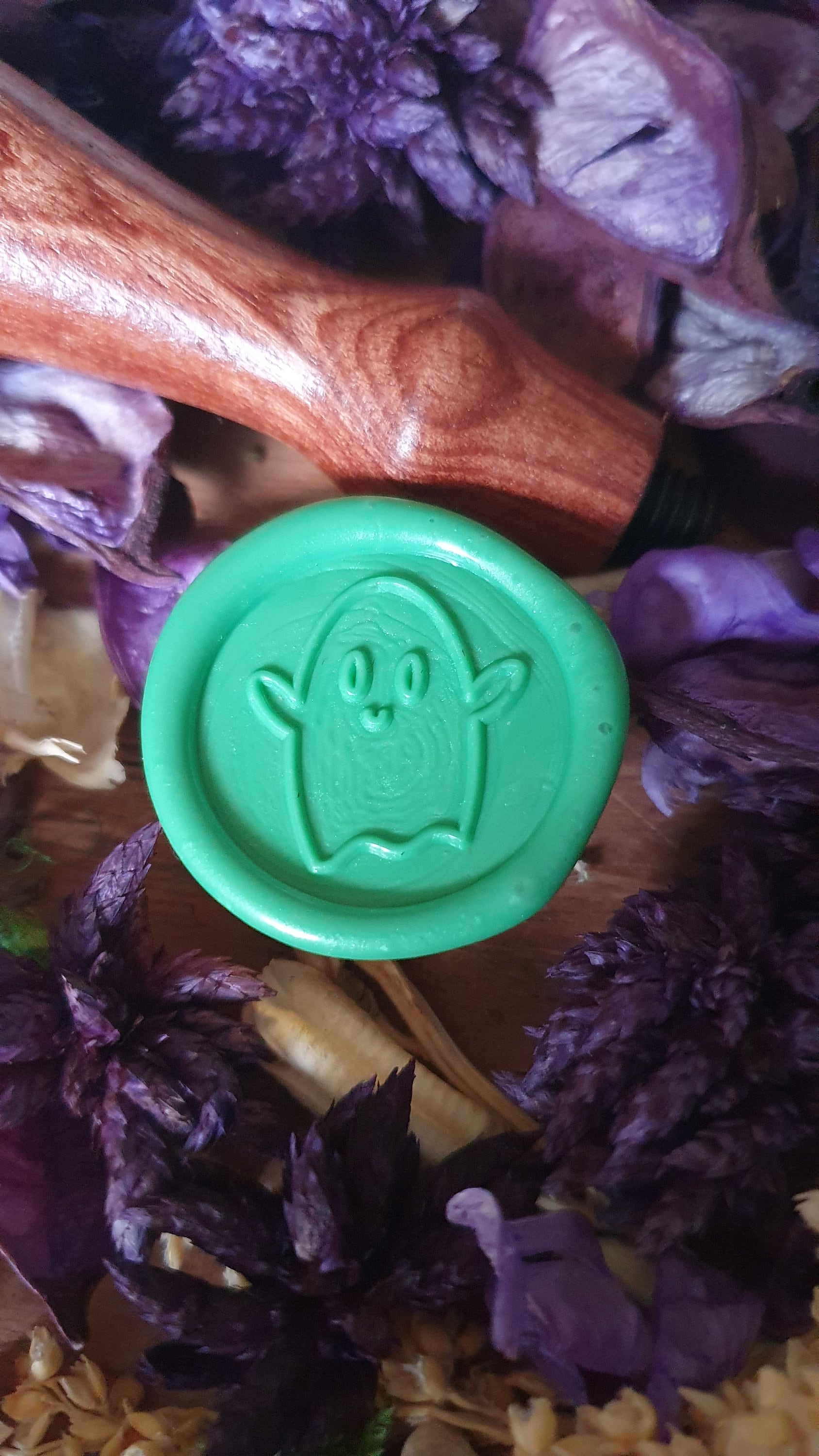 Wax Stamp Ghost original Design - Etsy