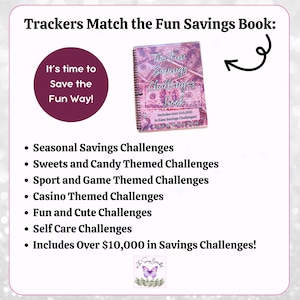 Printable 37 Savings Challenge Tracker Bundle Matches Fun Savings ...