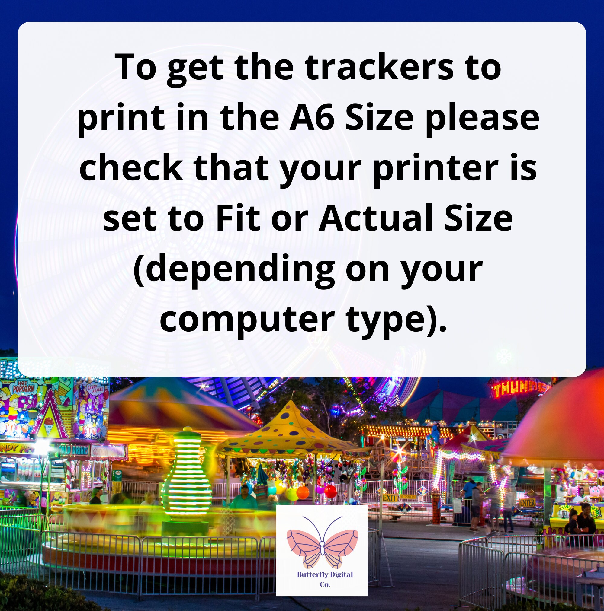 Printable Theme Park Savings Tracker A6/ Amusement Park - Etsy