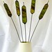 Stained Glass Flower. White Bulrush - Etsy