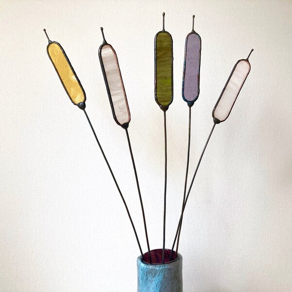 Cattail Stained Glass Pattern - Etsy