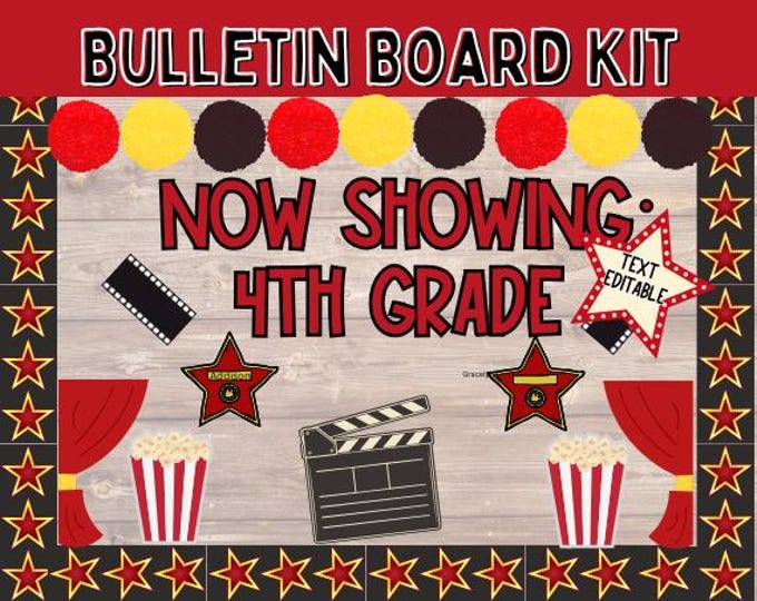 Printable Hollywood Classroom Decor, Movie Theme Classroom, Printable ...