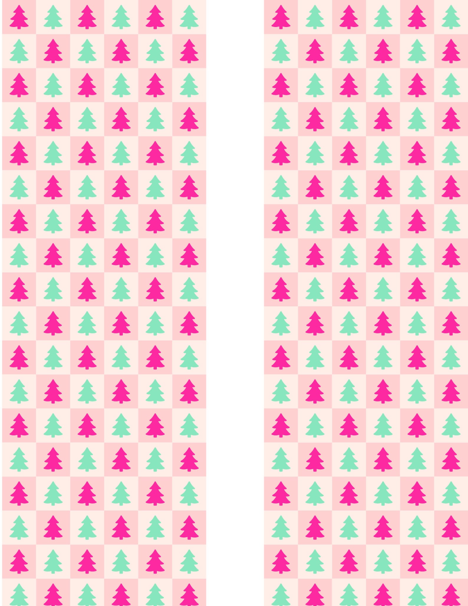 Christmas Bulletin Board Kit: Retro Pastel Christmas Tree Door Decor ...
