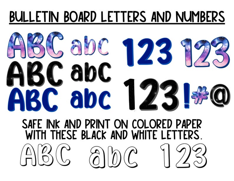 Space Classroom Bulletin Board Bundle | Outer Space Bulletin Board Kit ...