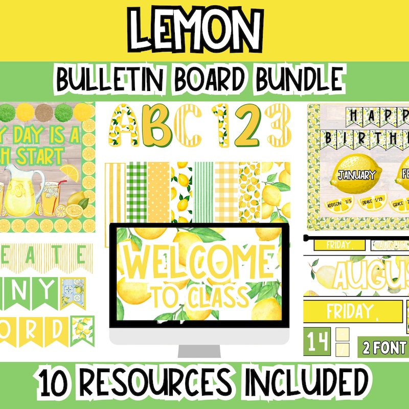 Lemon Bulletin Board - Etsy