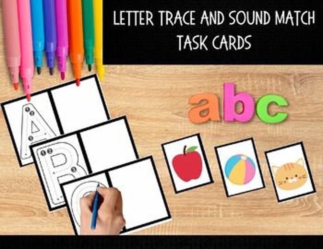 Beginning Letter Sound to Letter Match and Trace L Preschool Activity L ...