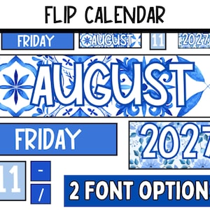Blue Floral & Mosaic Bulletin Board Bundle | Editable Classroom Decor ...