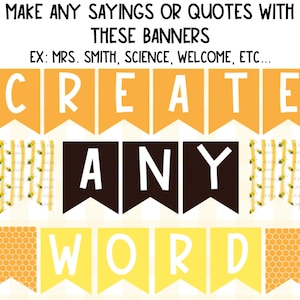 Bee-themed Bulletin Board Bundle | Busy Bee Classroom Decor | Editable ...