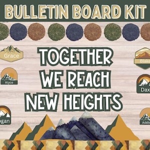 Mountain Bulletin Board Kit L Mountain Bulletin Board Set L Mountain ...