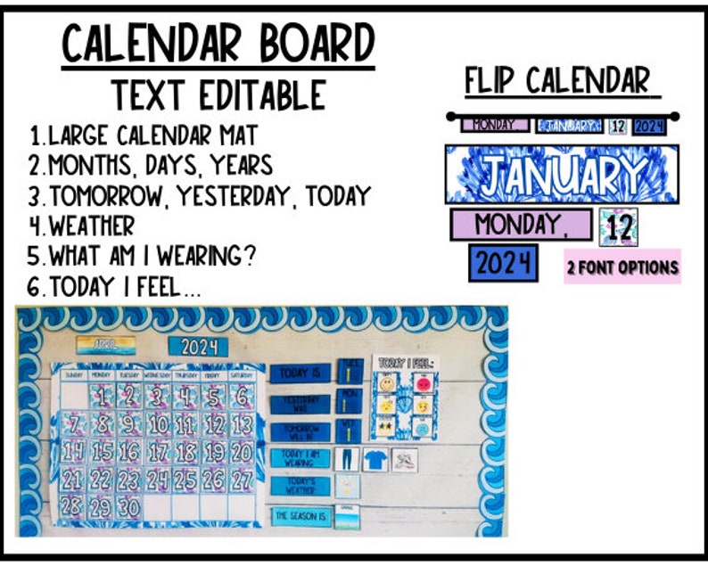 Ocean Themed Classroom Decor Bundle L Coastal Themed Classroom Decor ...