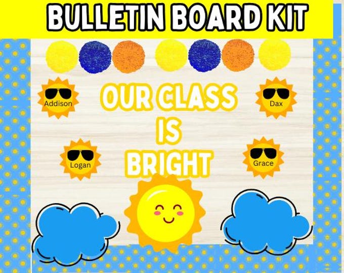 Sunshine Themed Classroom Posters, Easy and Modern Classroom ...