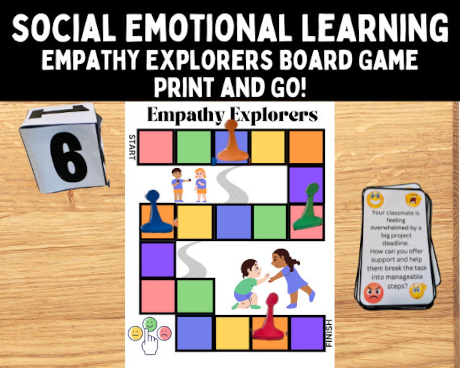Social Skills Activity L Empathy Social Skills Game L Social Emotional ...