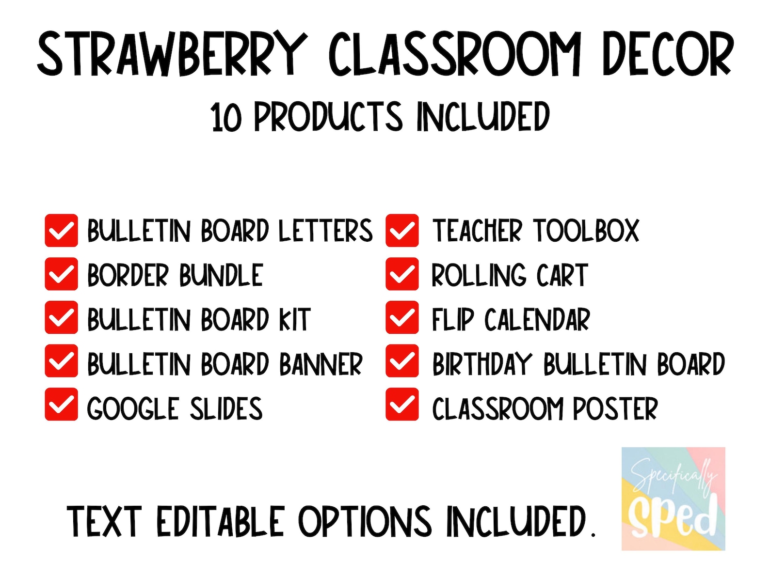 Strawberry Bulletin Board Bundle | Editable Strawberry Classroom Decor ...