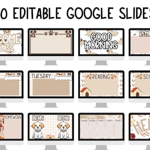 Dog Bulletin Board Bundle | Editable Classroom Decor | Printable Puppy ...