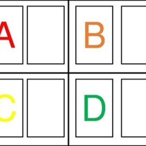 ABC Match Activity for Preschool Center L Kindergarten Center L ...