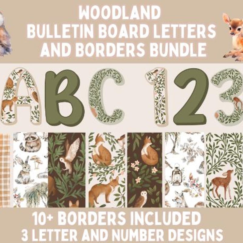 Woodland Classroom Theme - Etsy