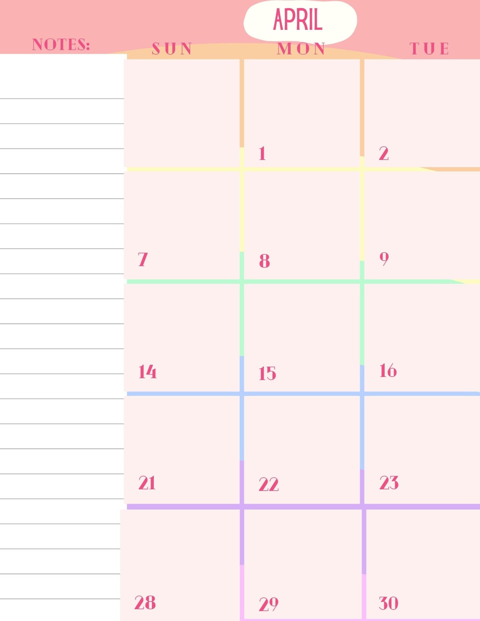 Rainbow Teacher Printable Planner 2023-2024 Academic Planner - Etsy