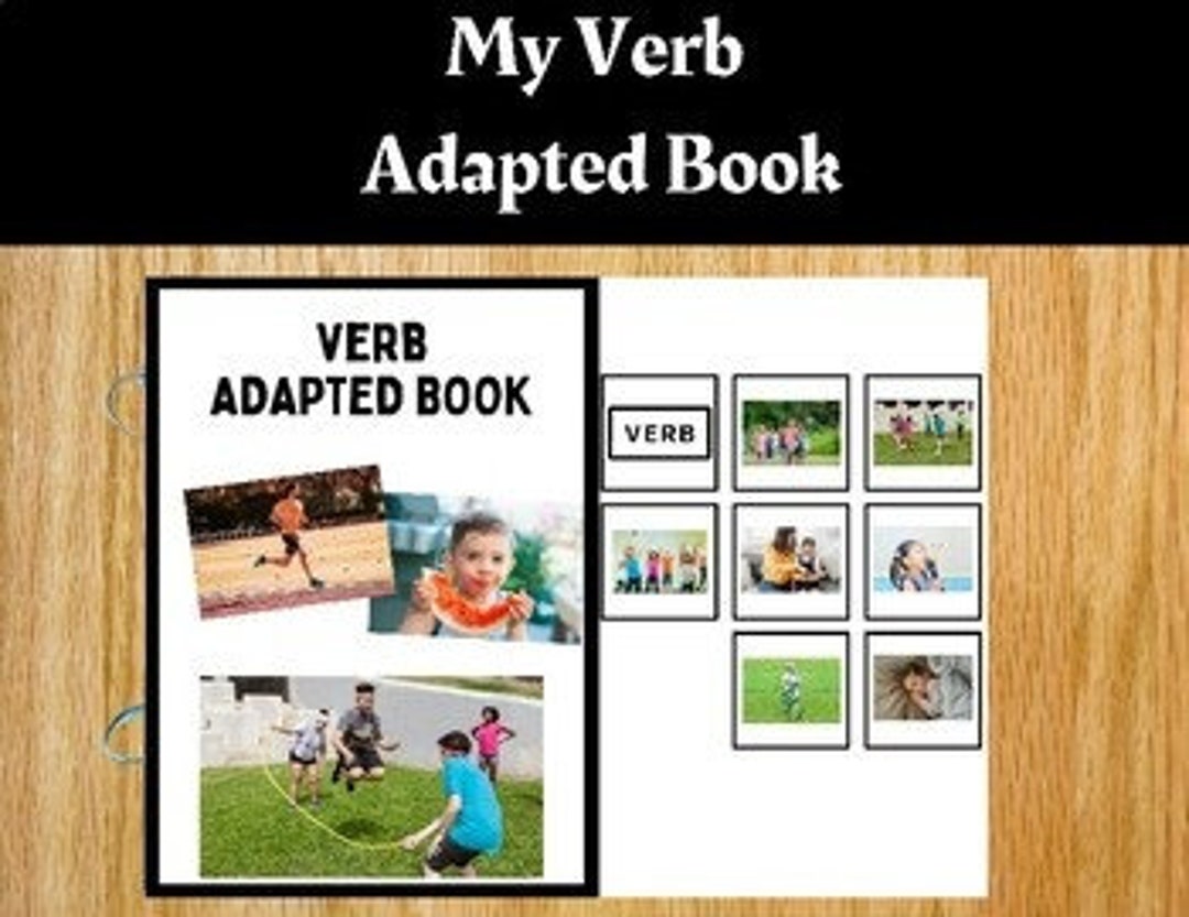 Special Education Verb Adapted Book (interactive Book) Life Skills ...
