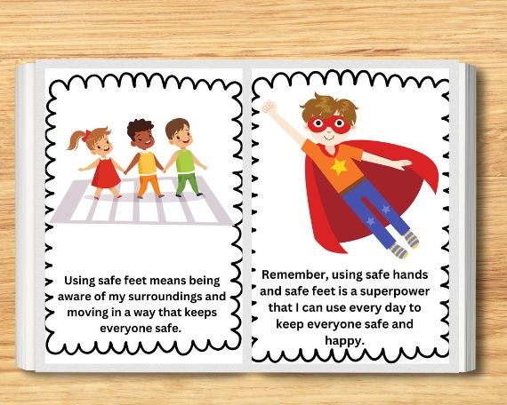 Social Story: Safe Hands and Feet L Social Emotional Learning L Special ...