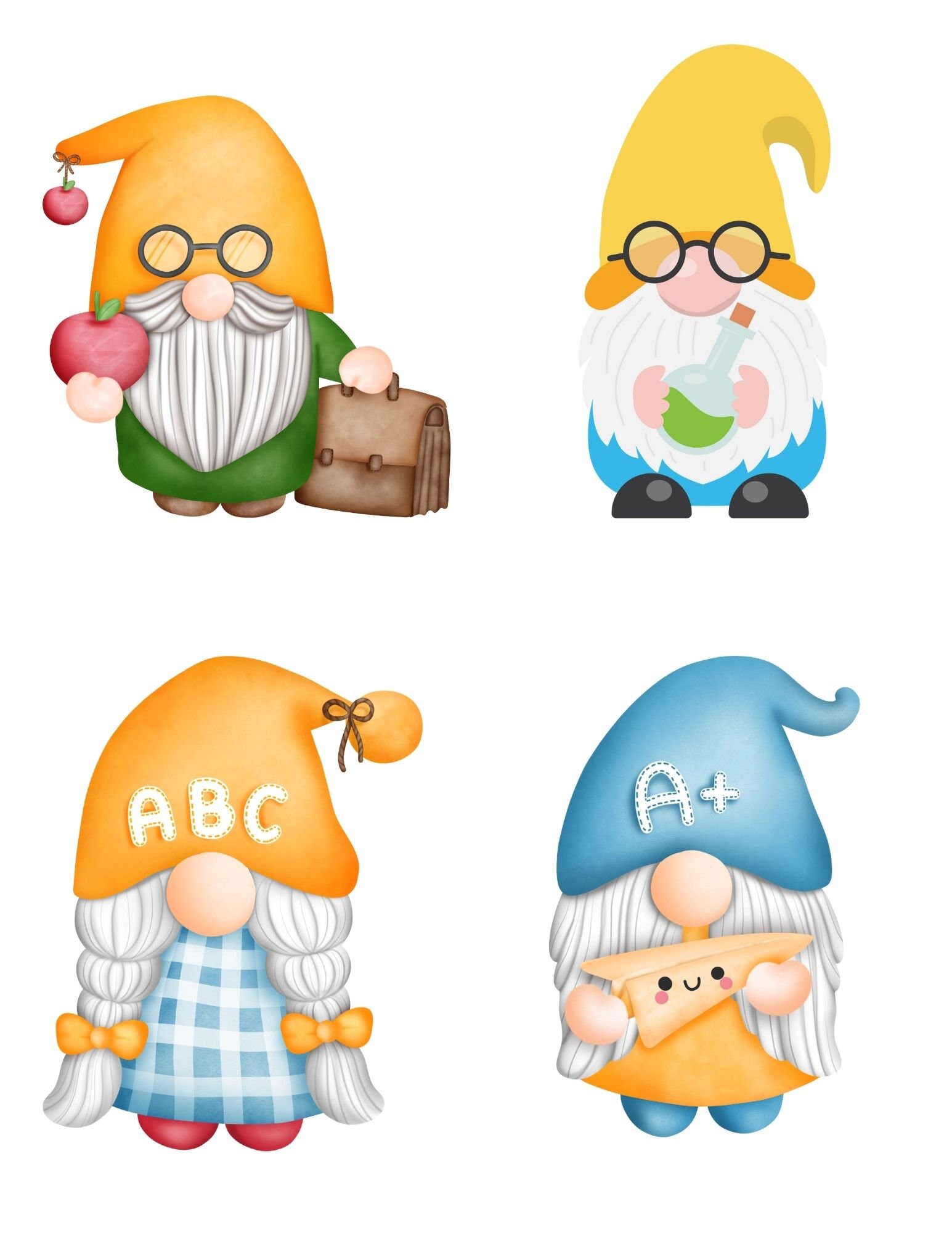 Back to School Bulletin Board Kit L Gnome Bulletin Board Set L ...