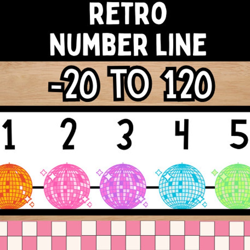 Number Line Printable - Etsy