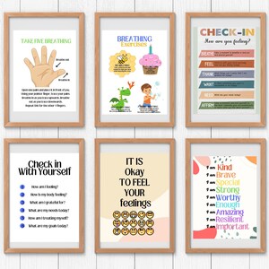 24 Calming Corner Classroom Retro Calm Down Printable Decor Wall Art ...