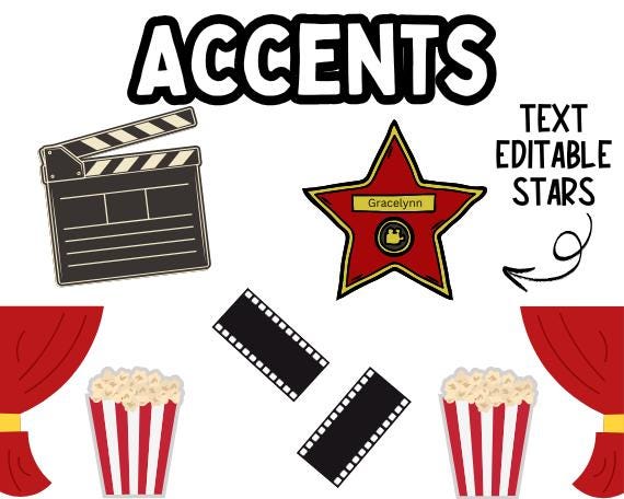 Hollywood Bulletin Board Kit L Hollywood Bulletin Board Set L Hollywood ...