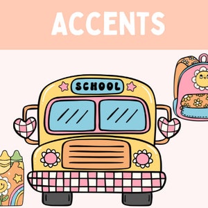 Groovy Pastel Back to School Bulletin Board Kit L Groovy Classroomtheme ...