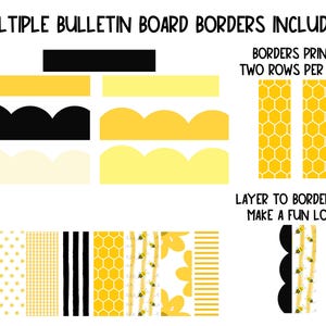 Bee-themed Bulletin Board Bundle | Busy Bee Classroom Decor | Editable ...