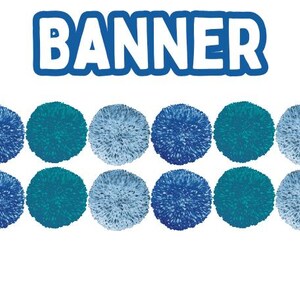 Blue Bulletin Board Kit L Blue Bulletin Board Set L Blue Classroom ...