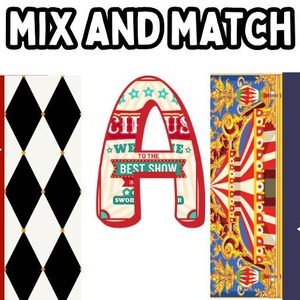 Circus Bulletin Board Letters and Borders L Circus Door Decor L Circus ...