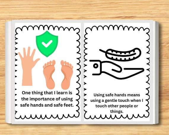 Social Story: Safe Hands and Feet L Social Emotional Learning L Special ...