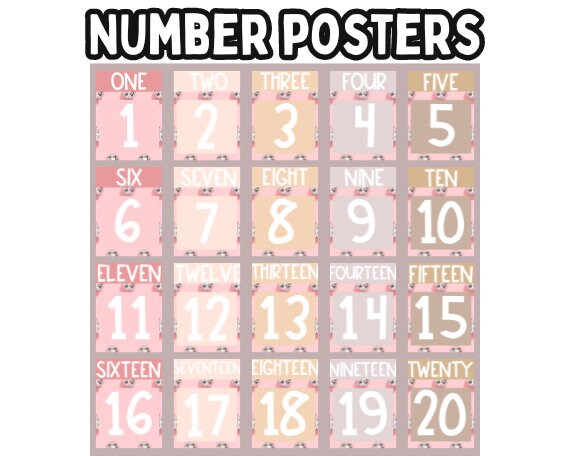 Retro Editable Classroom Math Posters L Groovy Posters for Classroom ...