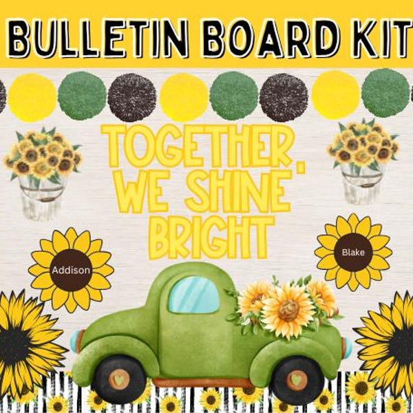 Sunflower Bulletin Board - Etsy