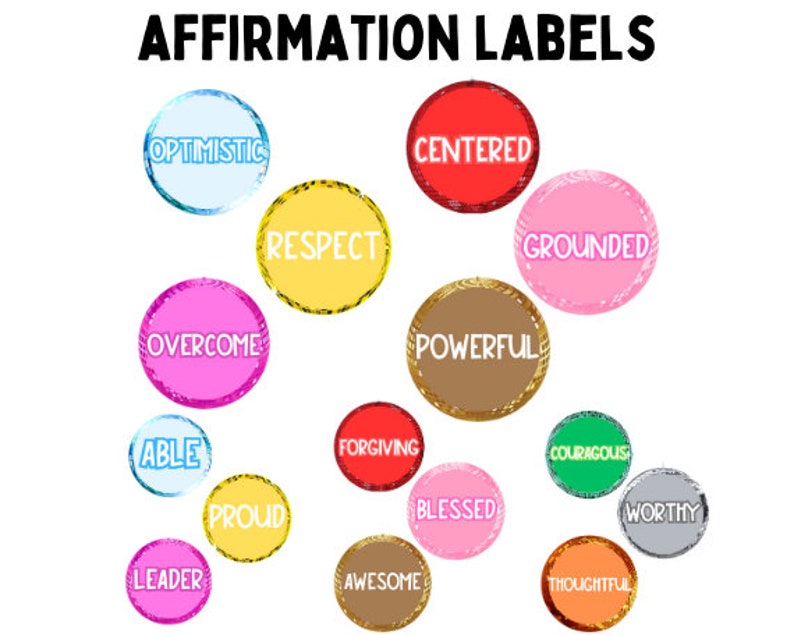 Retro Classroom Affirmation Station L Groovy Student Affirmation for ...