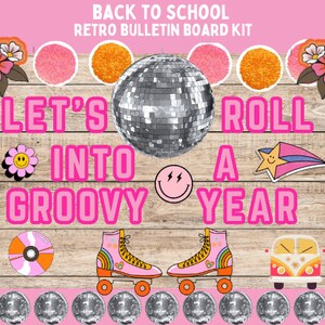 Retro Bulletin Board Kit Bundle for ENTIRE YEAR - Disco Class Theme ...