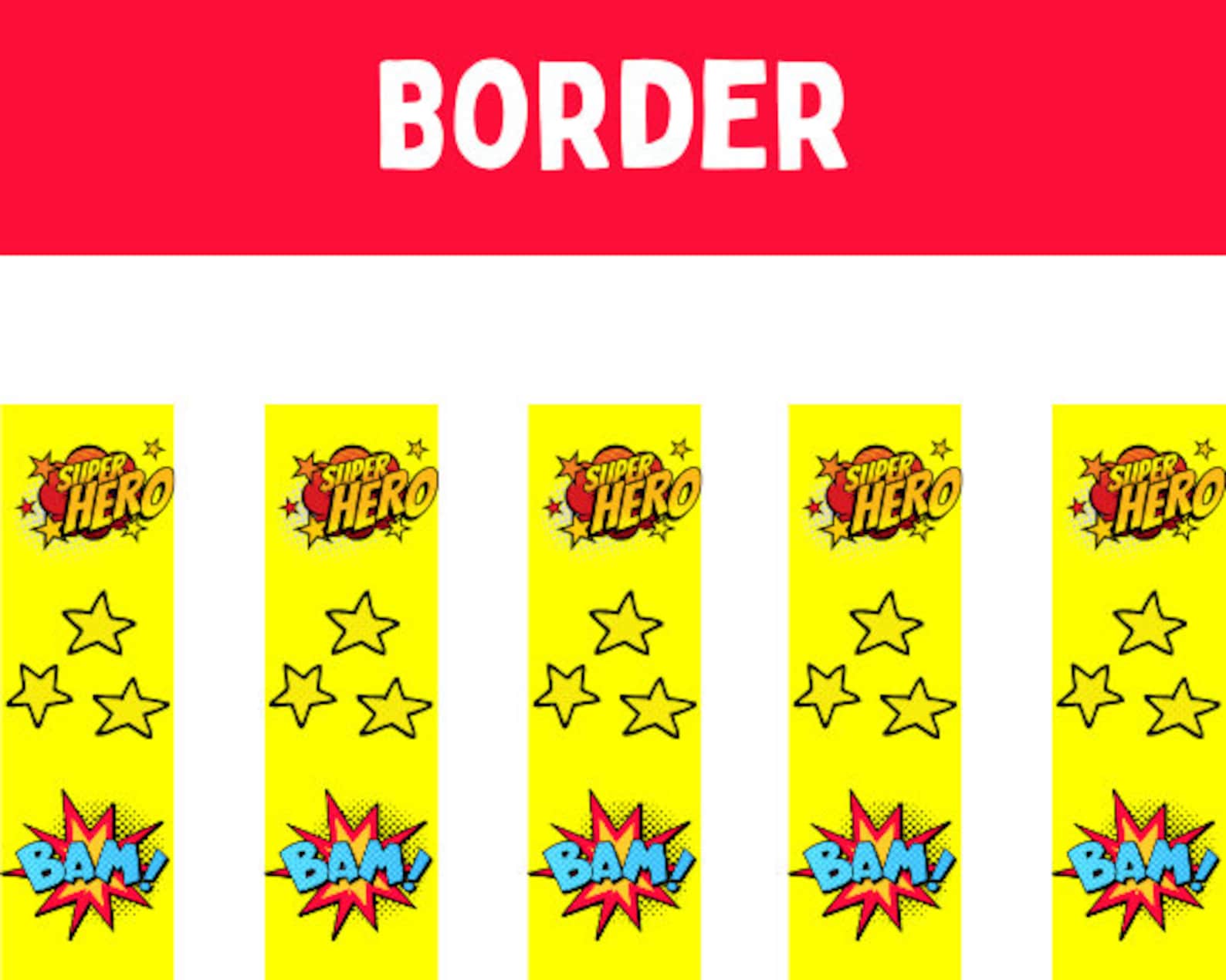 Superhero Back to School Bulletin Board Kit L Superhero Theme L Door ...